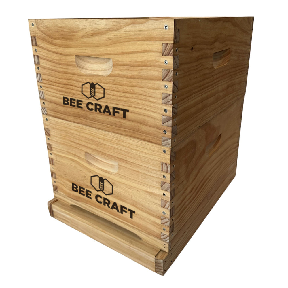 Beecraft Hobbyist Beekeeping Kit - Double box, with gabled lid ...