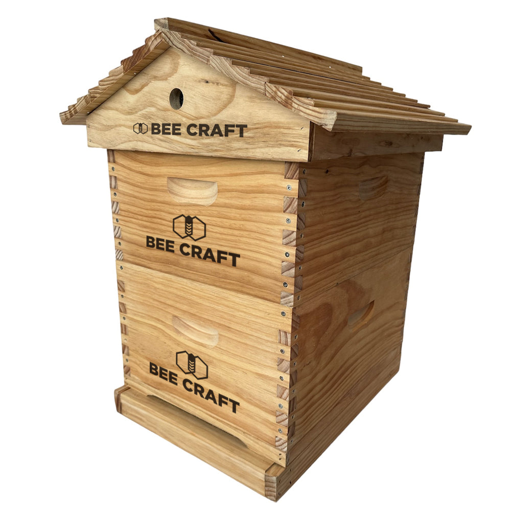 Beecraft Hobbyist Beekeeping Kit - Double box, with gabled lid ...