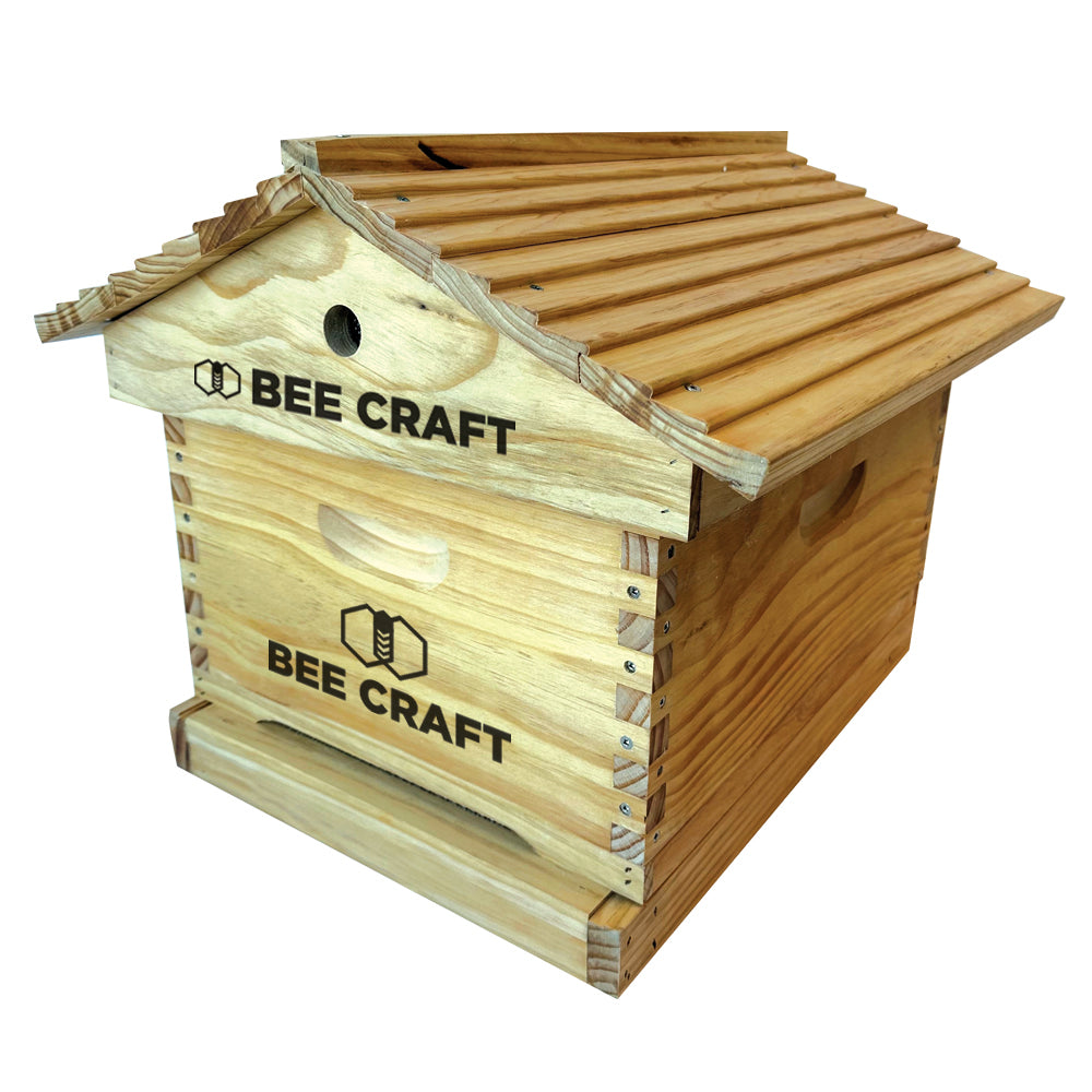 Beecraft Hobbyist Beekeeping Kit - Single box with gabled lid - Ecrotek ...