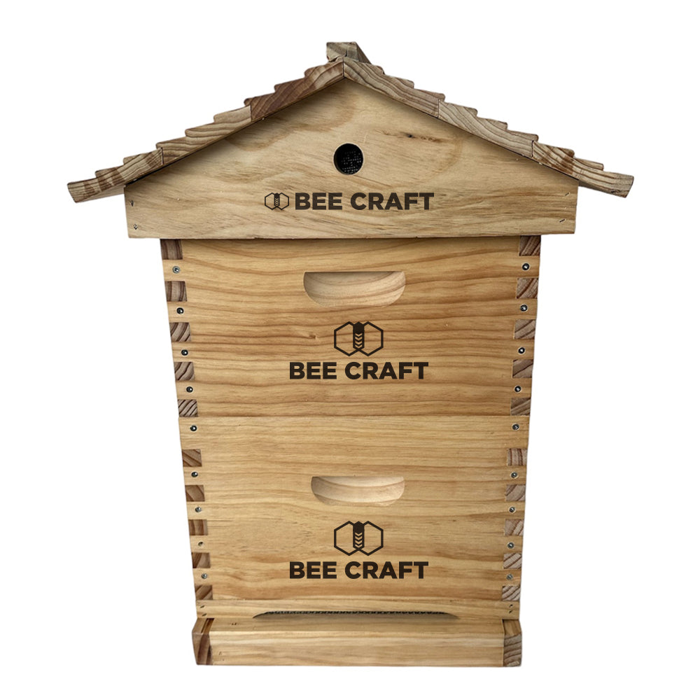 Beecraft Hobbyist Beekeeping Kit - Double box, with gabled lid ...