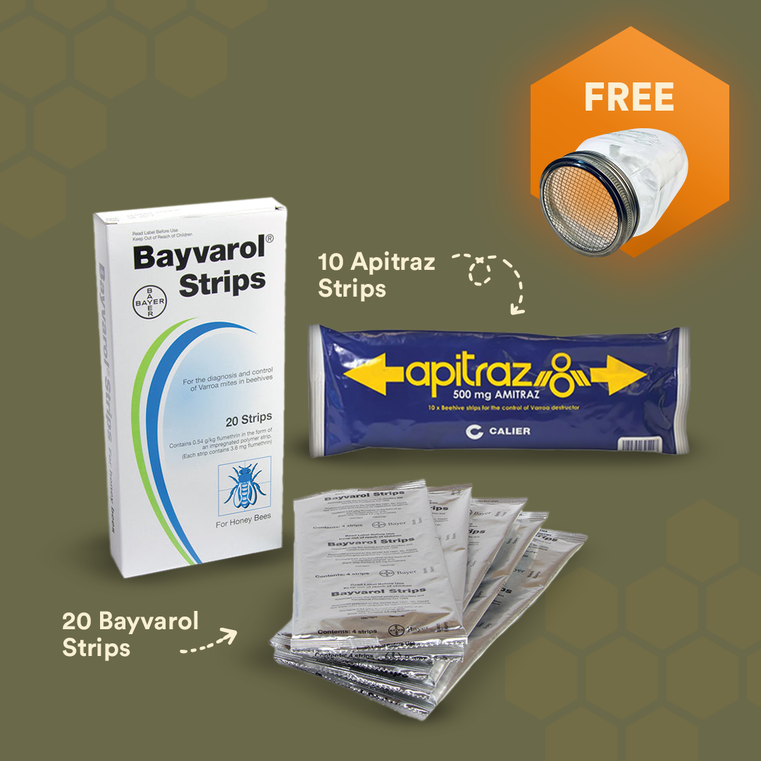Dual Action Varroa Mite Control Bundle - Treats x10 Hives* - Ecrotek ...