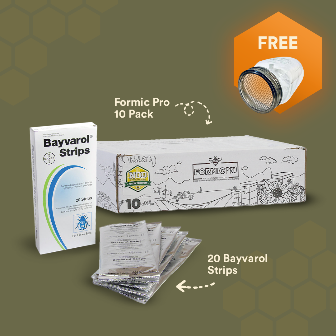 Bayvarol and Formic Pro - Varroa Rotation Bundle - Ecrotek Beekeeping ...