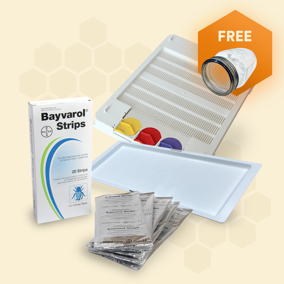 Varroa Defense Kit with Bayvarol Strips - Ecrotek Beekeeping Supplies Australia
