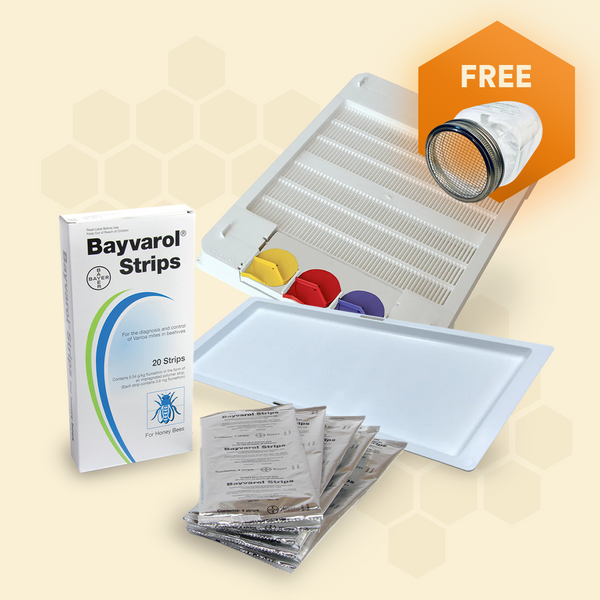 Varroa Defense Kit with Bayvarol Strips - Ecrotek Beekeeping Supplies ...