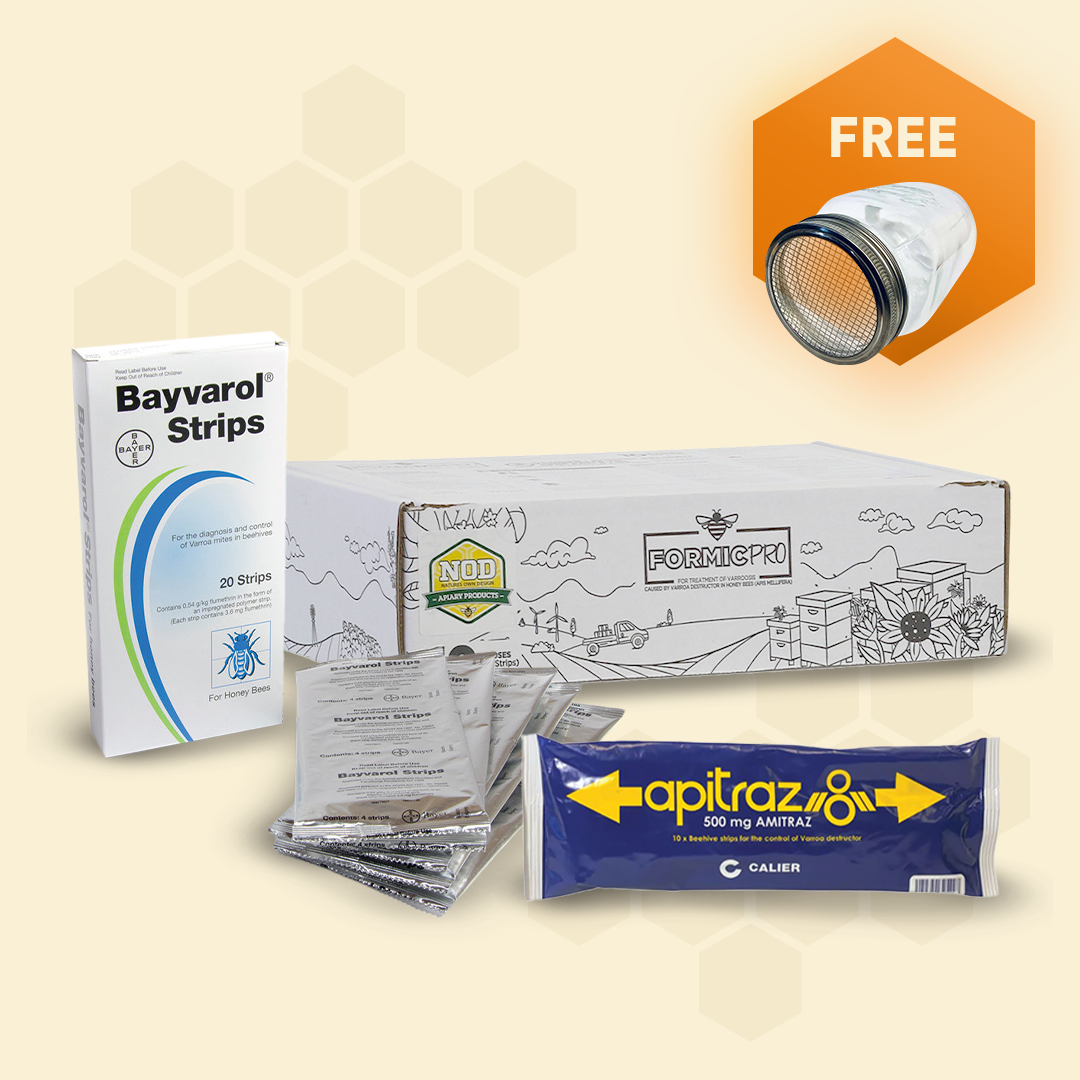 Triple Threat Varroa Defense Bundle - Treats x20 Hives* - Ecrotek ...