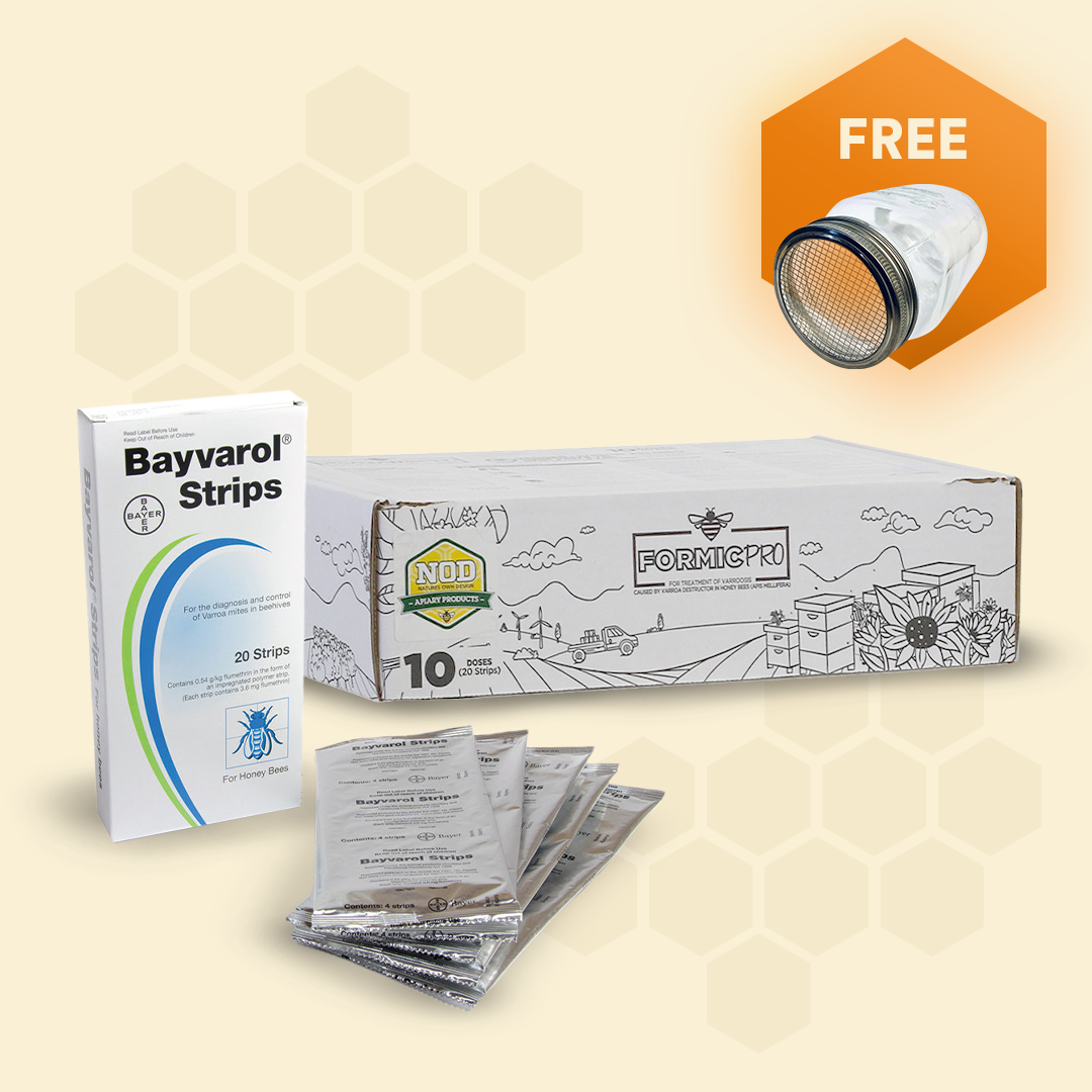 Bayvarol and Formic Pro - Varroa Rotation Bundle - Ecrotek Beekeeping ...