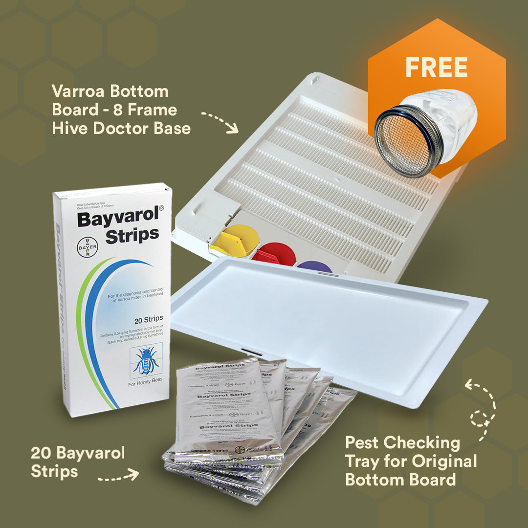 Varroa Defense Kit with Bayvarol Strips - Ecrotek Beekeeping Supplies ...