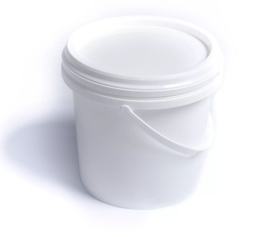 4 Litre (5.5kg) White Polypail & Lid - Ecrotek Beekeeping Supplies ...