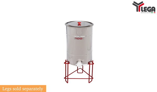 Lega Honey 100kg Tank with Honey Gate - Ecrotek Beekeeping Supplies ...