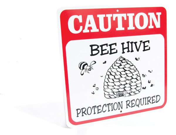 Caution Bee Hive Sign - Ecrotek Beekeeping Supplies Australia